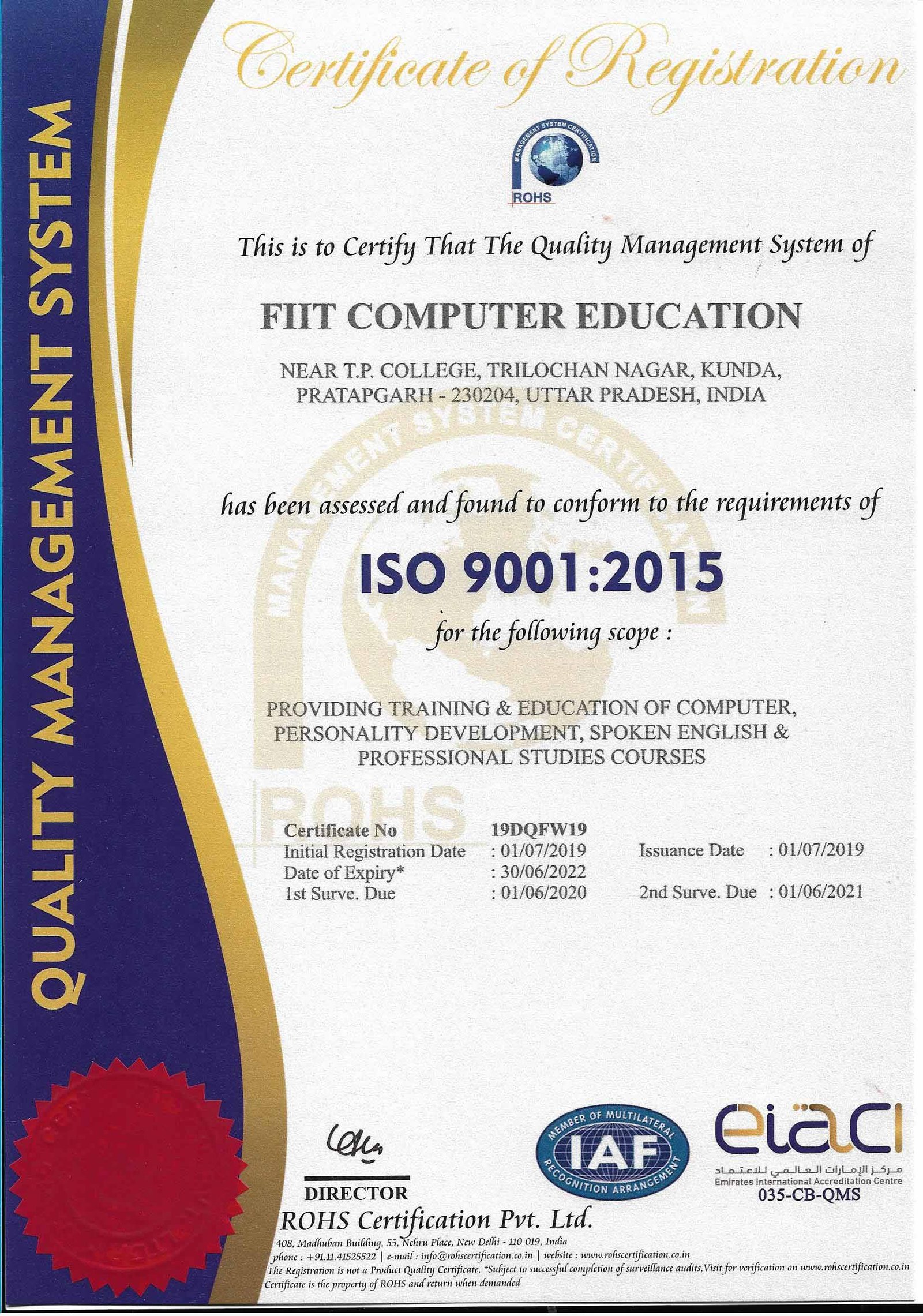 Welcome To FIIT Computer Educaton Center